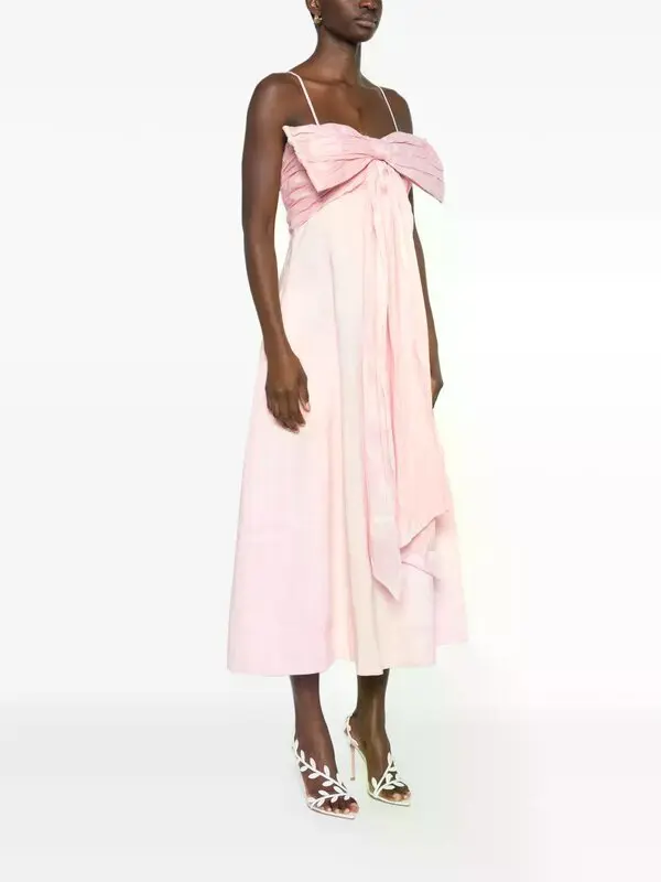 Aje Scarlett Midi Dress - Pink | Editorialist