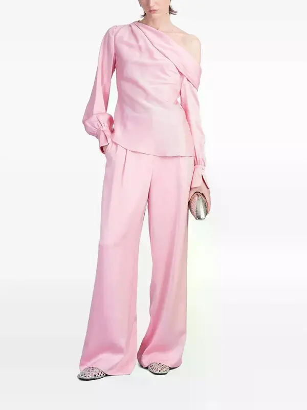 Simkhai Pleated Wide-leg Trousers