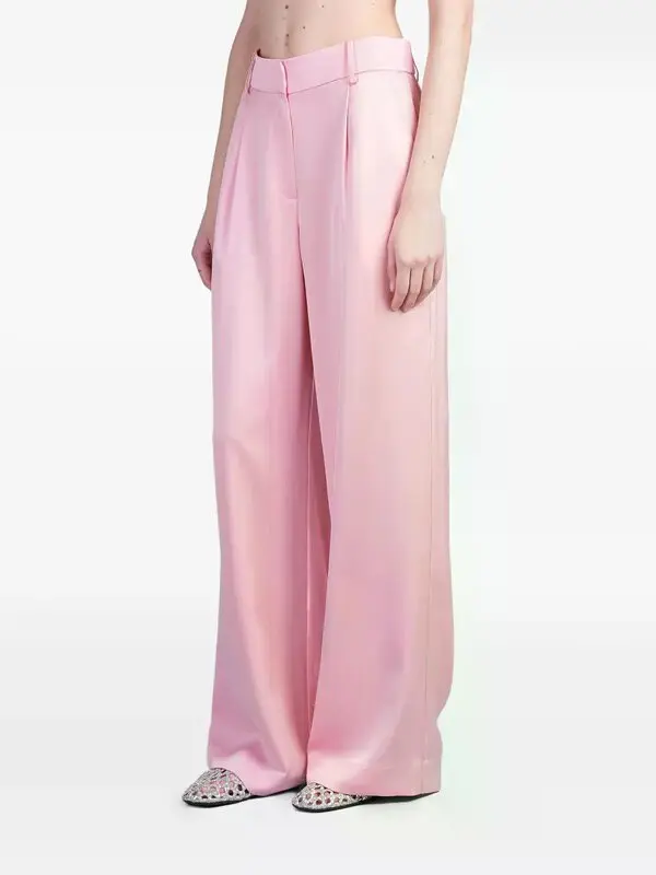 Simkhai Pleated Wide-leg Trousers