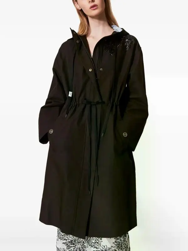 TWINSET Hooded Parka Coat