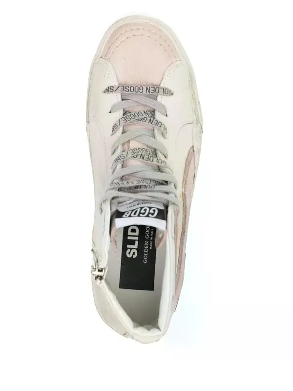 GOLDEN GOOSE Logo-print High-top Sneakers