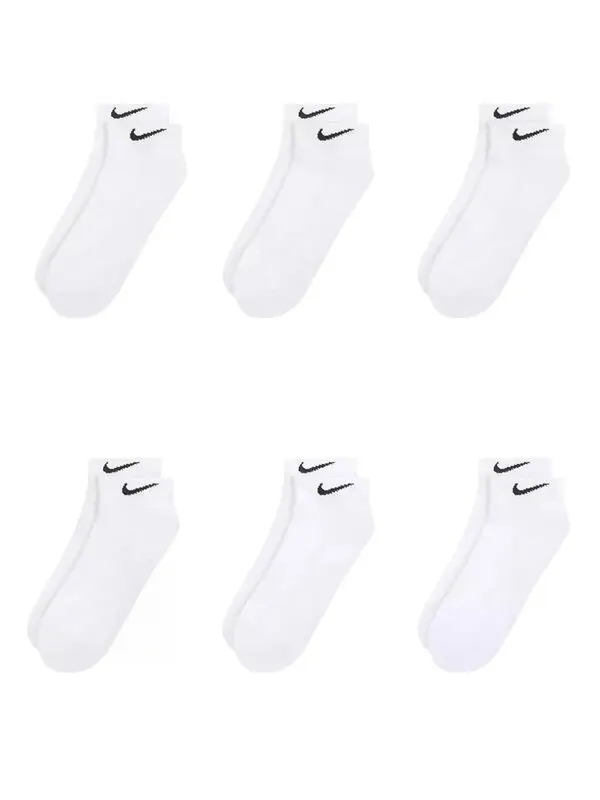 Nike Everyday Ankle Socks Six-pack - White