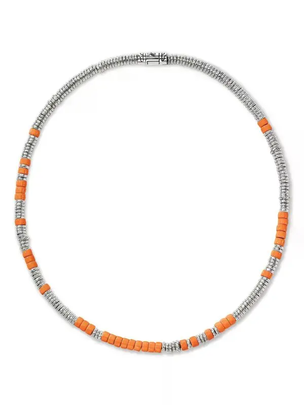 John Hardy Heishi Necklace - Silver