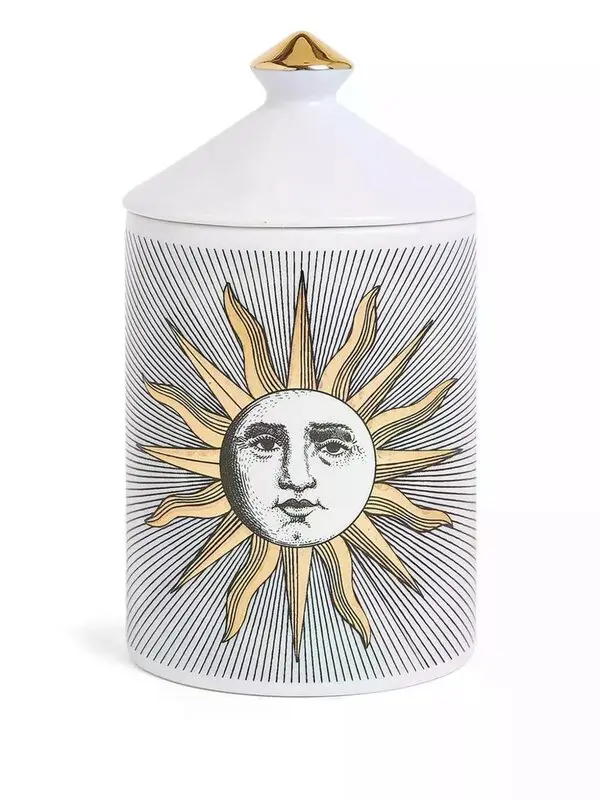 FORNASETTI Se Poi Soli Decor Immaginazione Candle - Gold