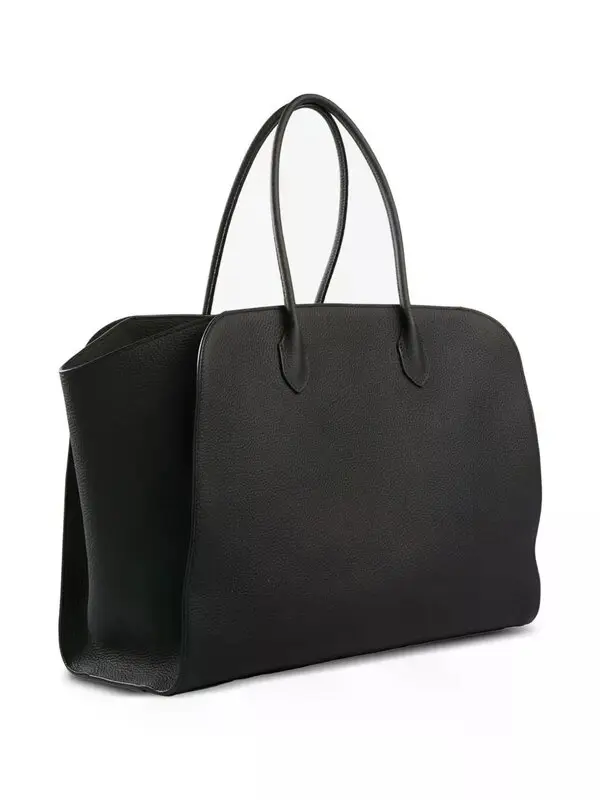 THE ROW Marlo Leather Tote Bag - Black