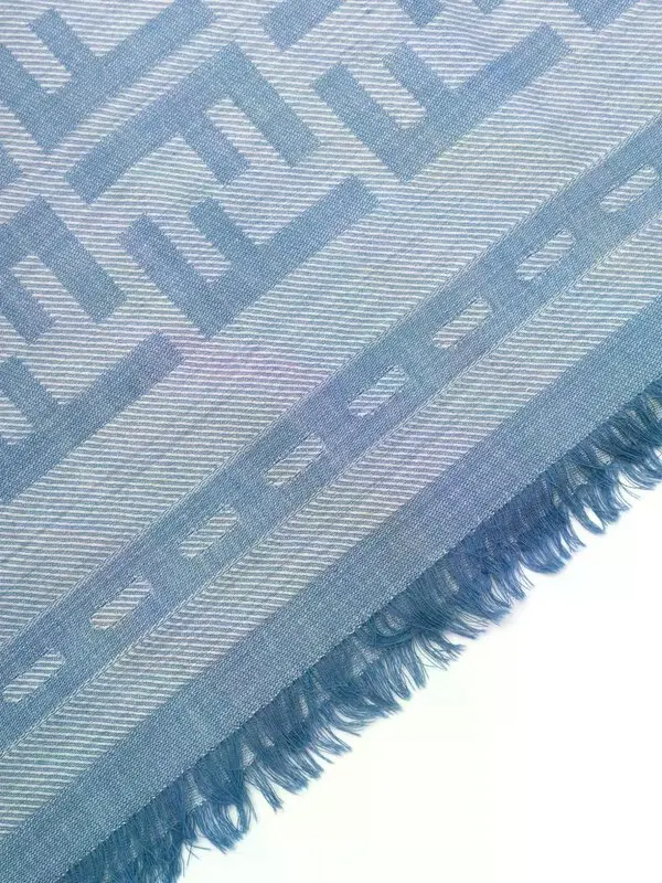 Fendi Jacquard-pattern Scarf