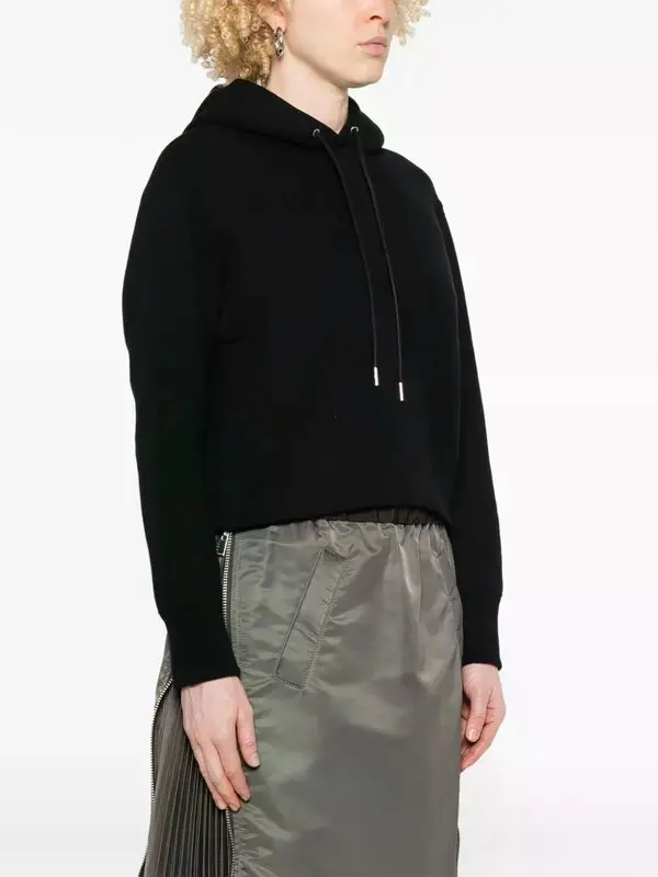Sacai Sponge Hoodie - Black