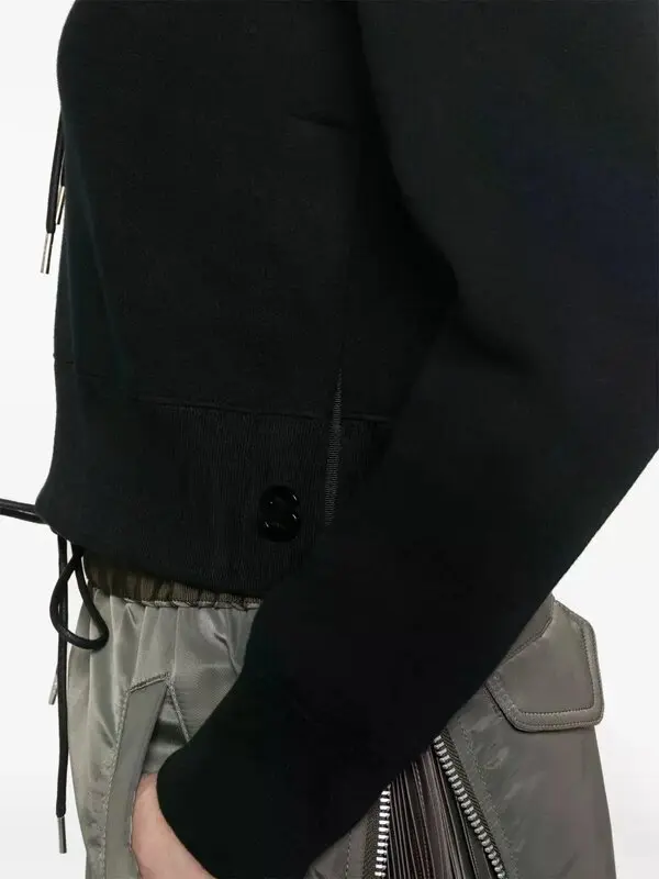 Sacai Sponge Hoodie - Black