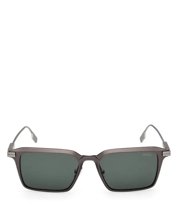 Zegna 55mm Square Sunglasses