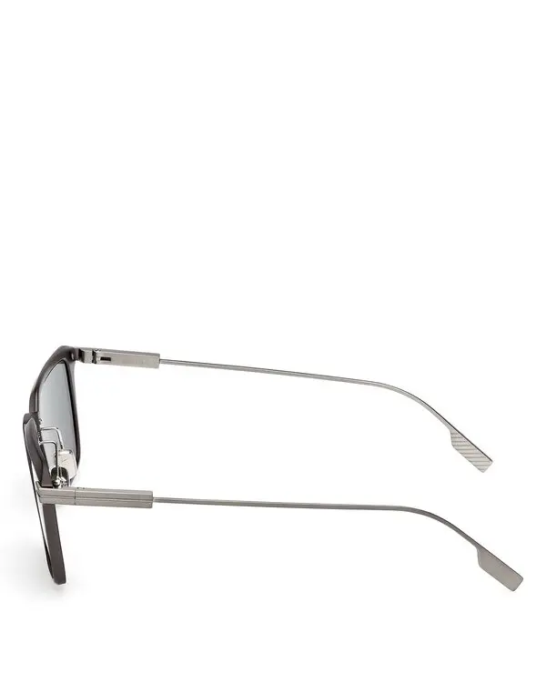 Zegna 55mm Square Sunglasses