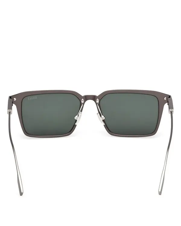 Zegna 55mm Square Sunglasses