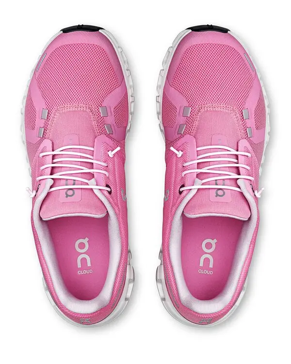 On Cloud Sneakers - Raspberry/white