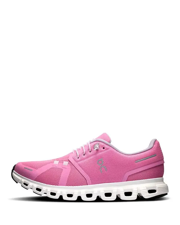 On Cloud Sneakers - Raspberry/white