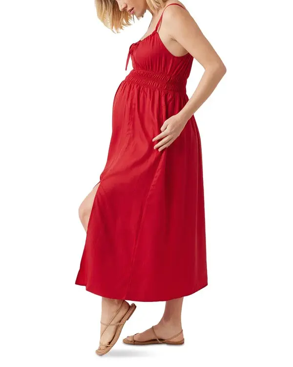 INGRID & ISABEL Maternity Strappy Midi Dress