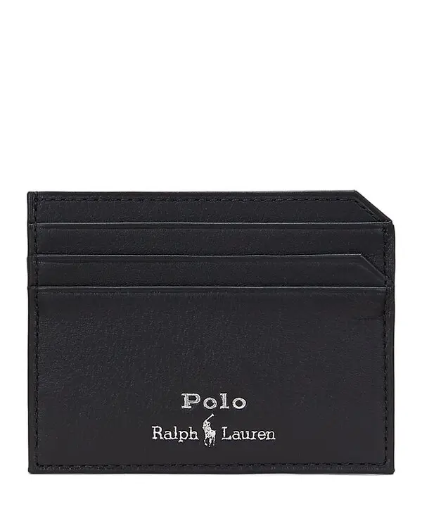 Polo Ralph Lauren Smooth Leather Card Case - Black