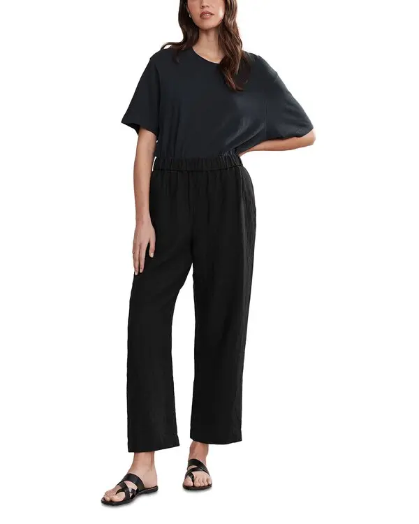 Jenni Kayne Logan Linen Pants - Black