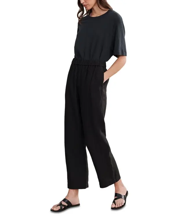 Jenni Kayne Logan Linen Pants - Black