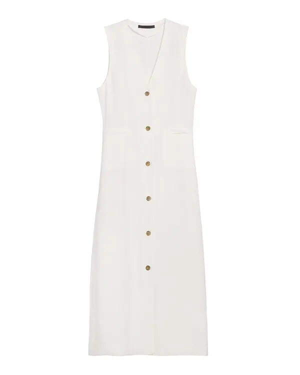 Jenni Kayne Callan Linen Midi Dress - Ivory