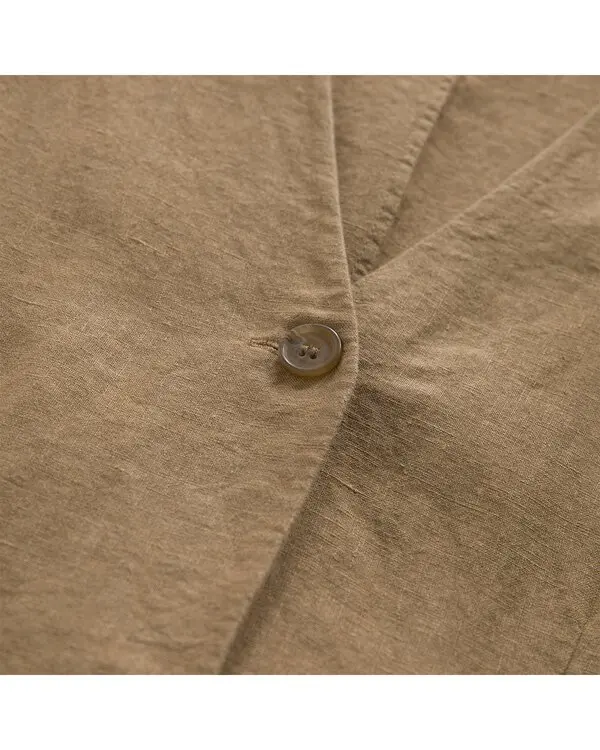 Jenni Kayne Callan Linen Midi Dress - Khaki