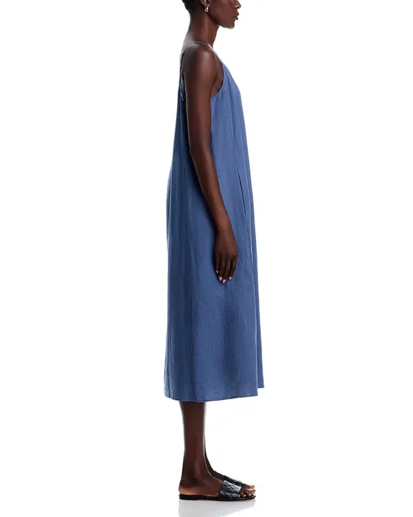 Eileen Fisher Linen Cami Dress - Dusk - 77% Off | Editorialist