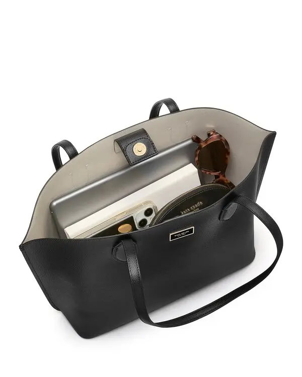 Kate Spade New York Suite Crossgrain Leather Work Tote