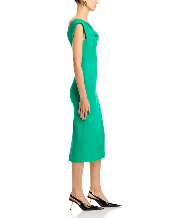 Black Halo Jacqueline Midi Dress in Black | Size 0