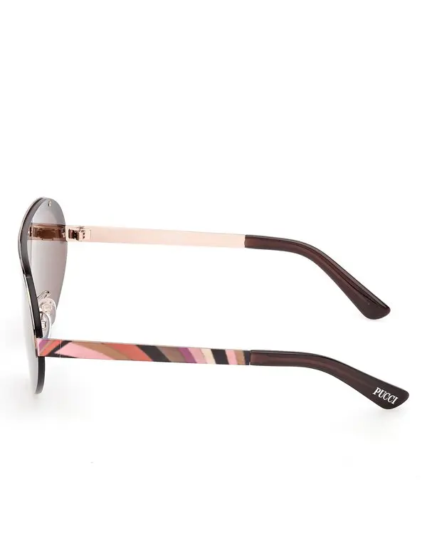 Emilio Pucci Shield Sunglasses, 145mm
