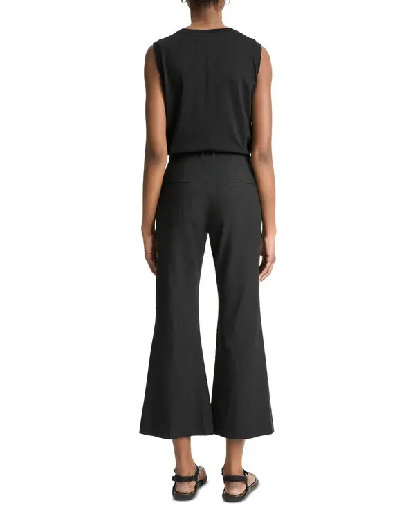 Vince Linen Blend Cropped Trousers