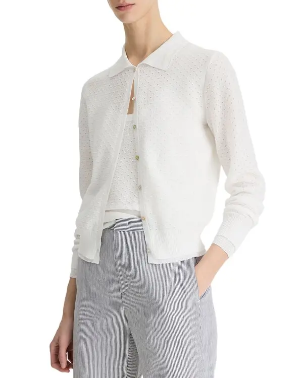 Vince Collared Cardigan Sweater