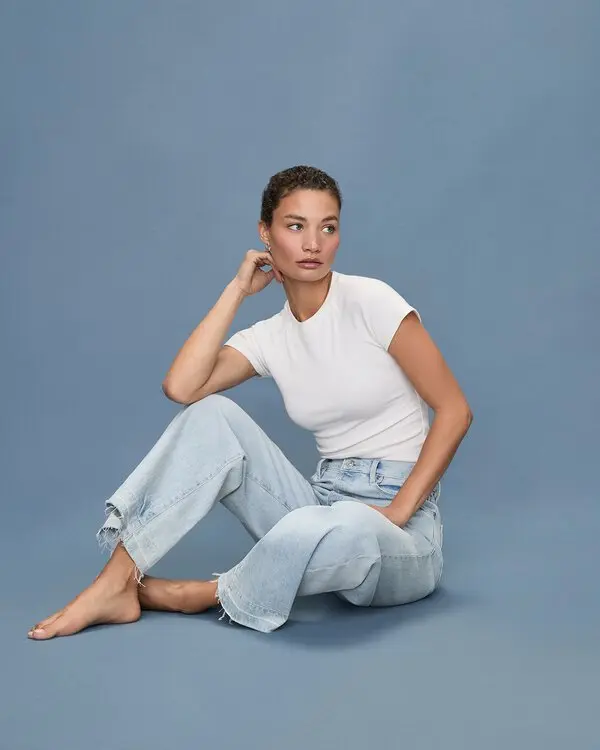 Paige Arellia Ankle Barrel Leg Jeans