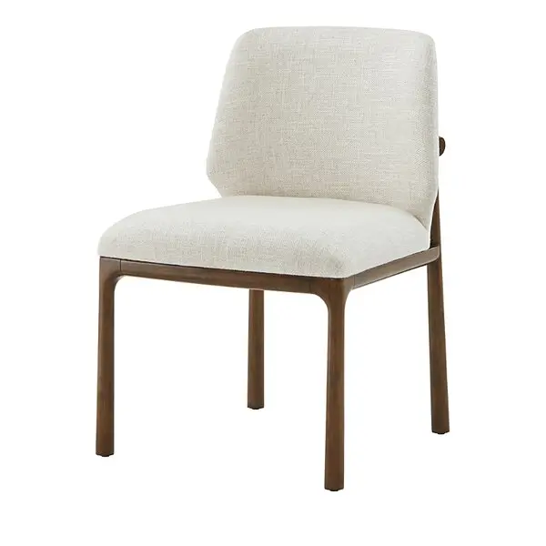 THEODORE ALEXANDER Kesden Dining Side Chair - Gray/brown