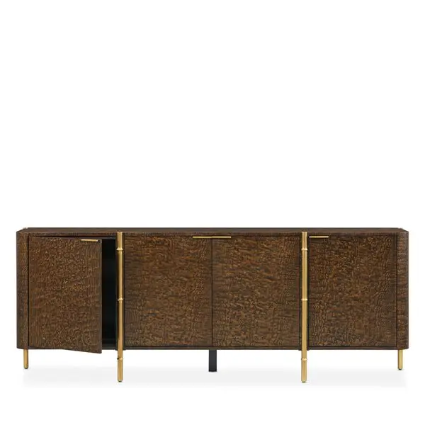 THEODORE ALEXANDER Kesden Sideboard - Pyramid Brown
