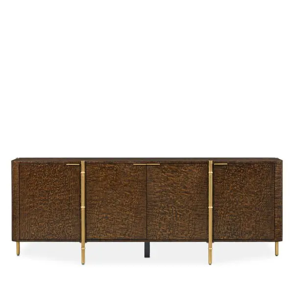 THEODORE ALEXANDER Kesden Sideboard - Pyramid Brown