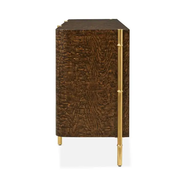 THEODORE ALEXANDER Kesden Sideboard - Pyramid Brown