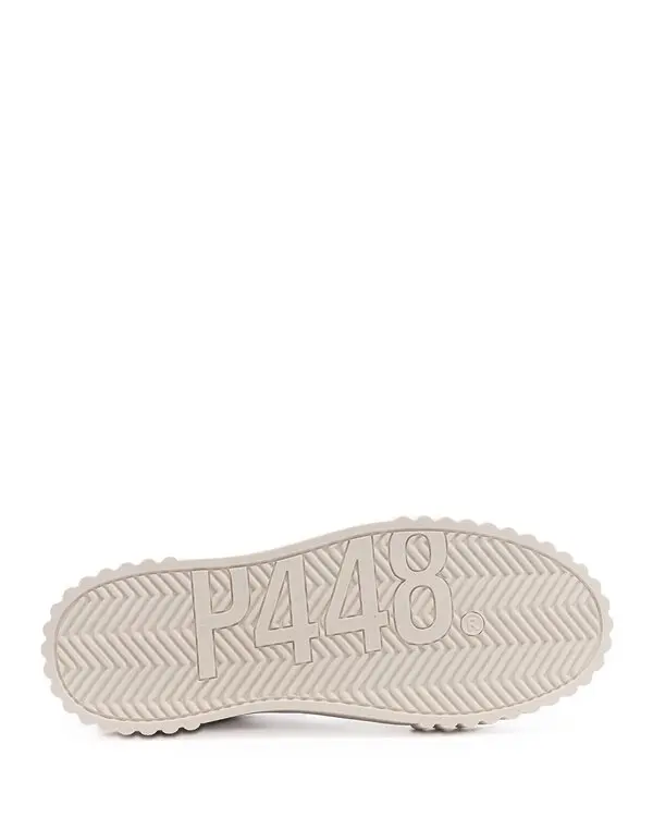 P448 Creeper Platform Sneakers - White Pluto