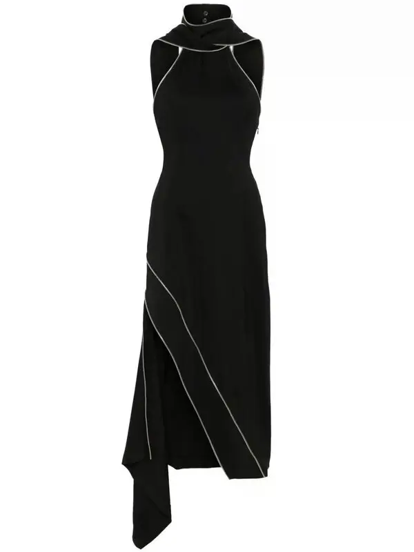 Monse Decorative-zip Midi Dress