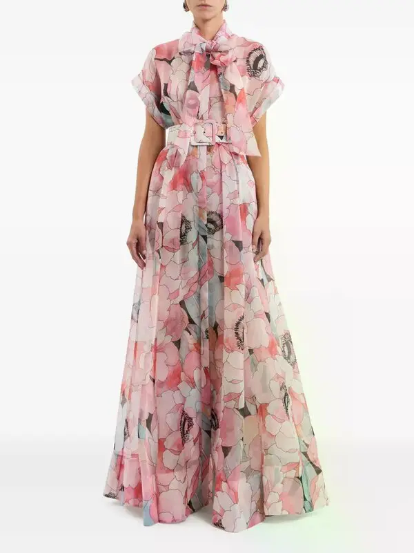 Rebecca Vallance Floral-print Gown