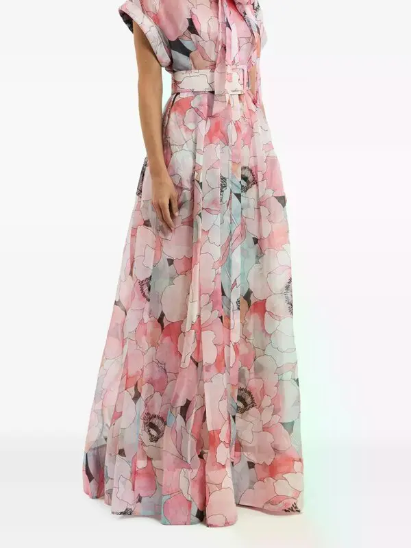 Rebecca Vallance Floral-print Gown