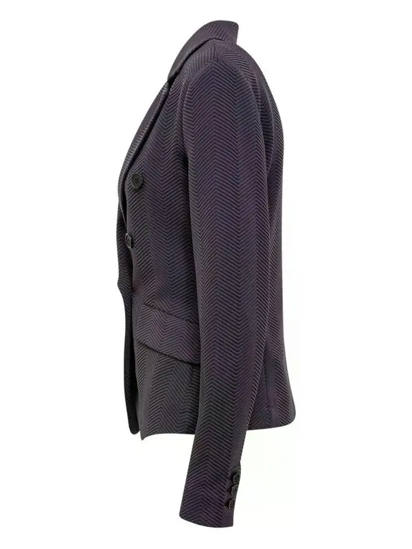 Emporio Armani Single-breasted Blazer - Blue