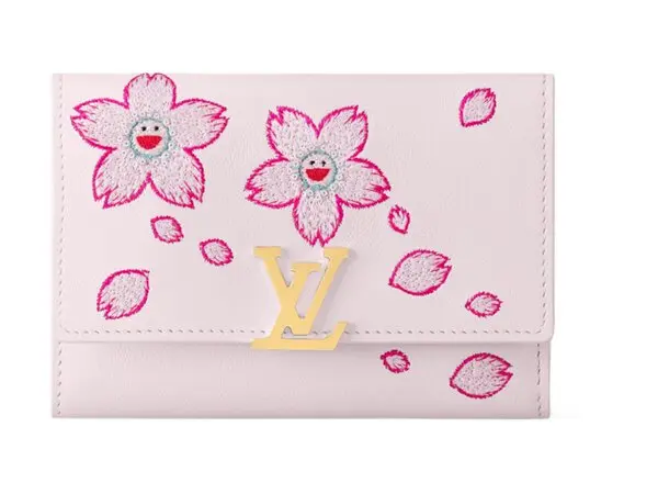LOUIS VUITTON X Takashi Murakami Capucines Compact Wallet - Pink