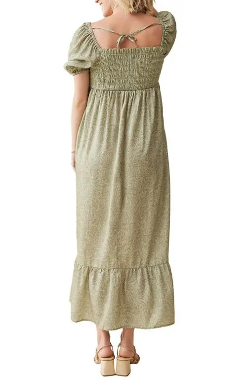 chinese dress ladies Ingrid & Isabel Long Sleeve Lace Dress Maternity S main image 1