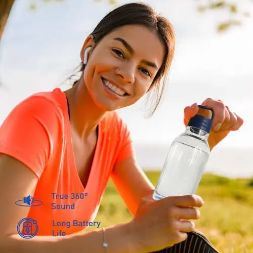 PURSONIC 2-in-1 Water Bottle With Wireless Speaker And Purtag Tracker