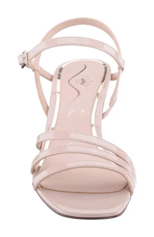 Nina Santana Ankle Strap Wedge Sandal - Nude