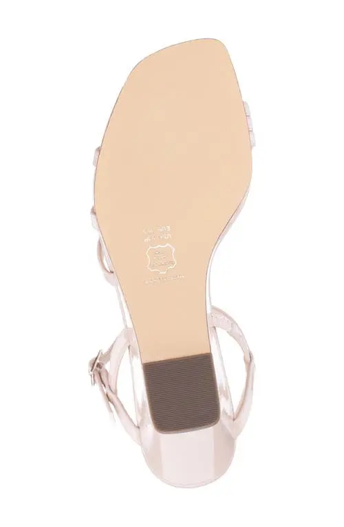 Nina Santana Ankle Strap Wedge Sandal - Nude