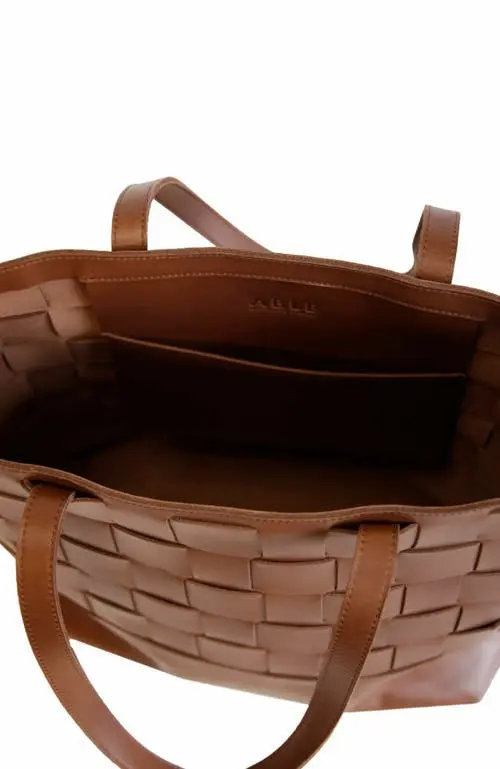 ABLE Mamuye Woven Tote - Whiskey