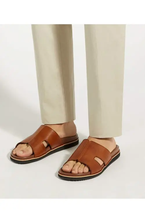 Dune London Insight Slide Sandal - Tan