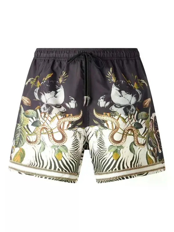 Roberto Cavalli Jungle Serpent Swim Shorts