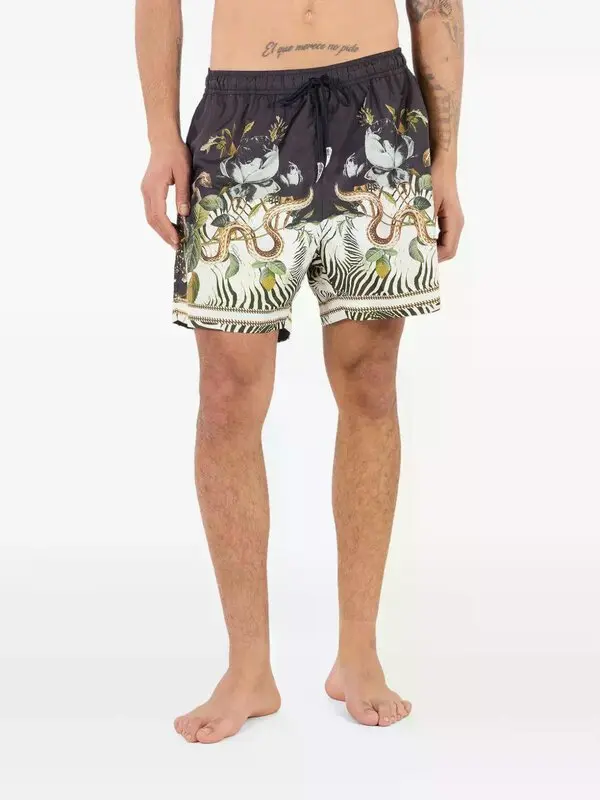 Roberto Cavalli Jungle Serpent Swim Shorts