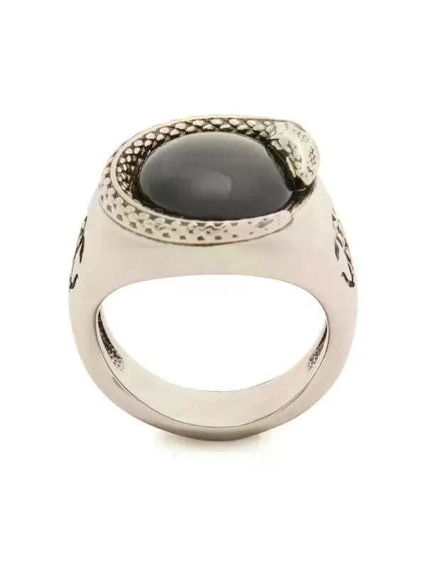 Roberto Cavalli Snake Ring - Silver