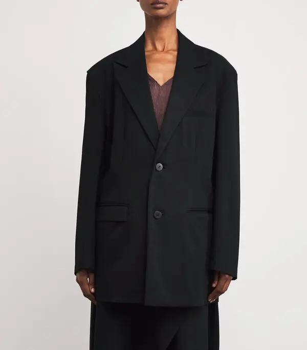 Issey Miyake Cotton-blend Single-breasted Blazer
